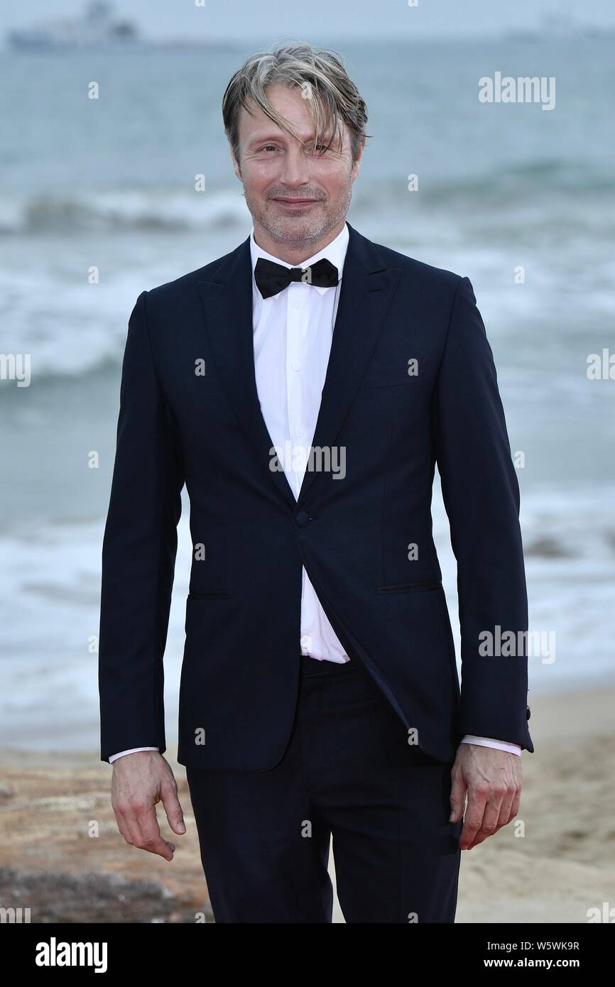 Danish actor Mads Mikkelsen arrives on the red carpet for the closing ...