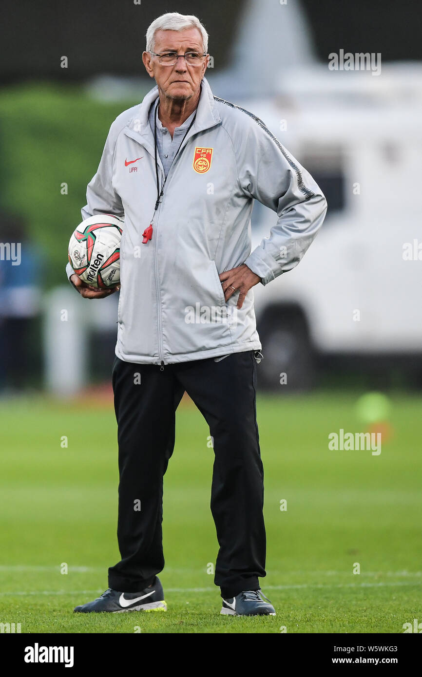 Italian head coach Marcello Lippi of the Chinese national men's ...