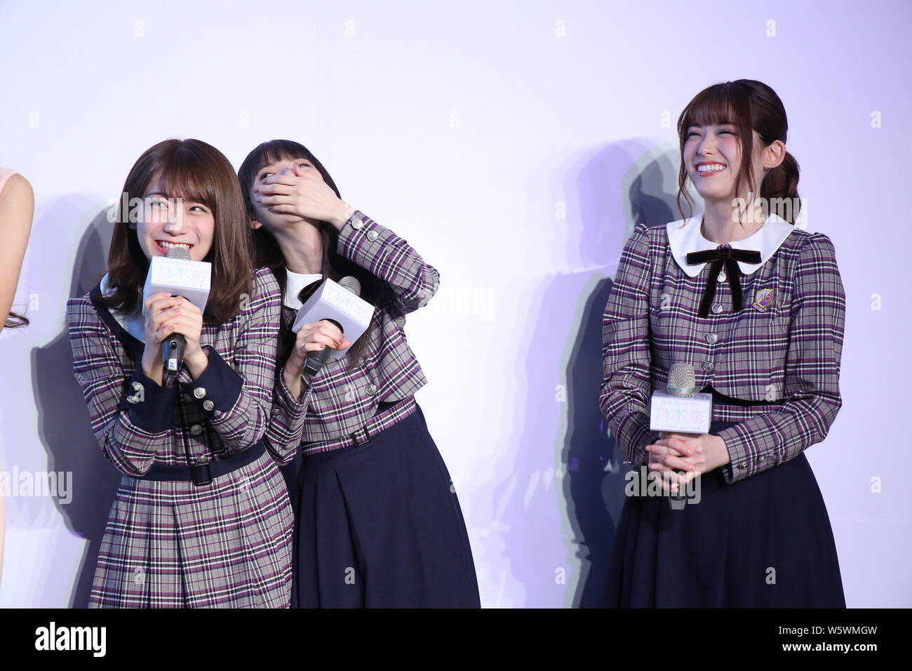 (From left) Akimoto Manatsu, Asuka Saito, Matsumura Sayuri of Japanese ...