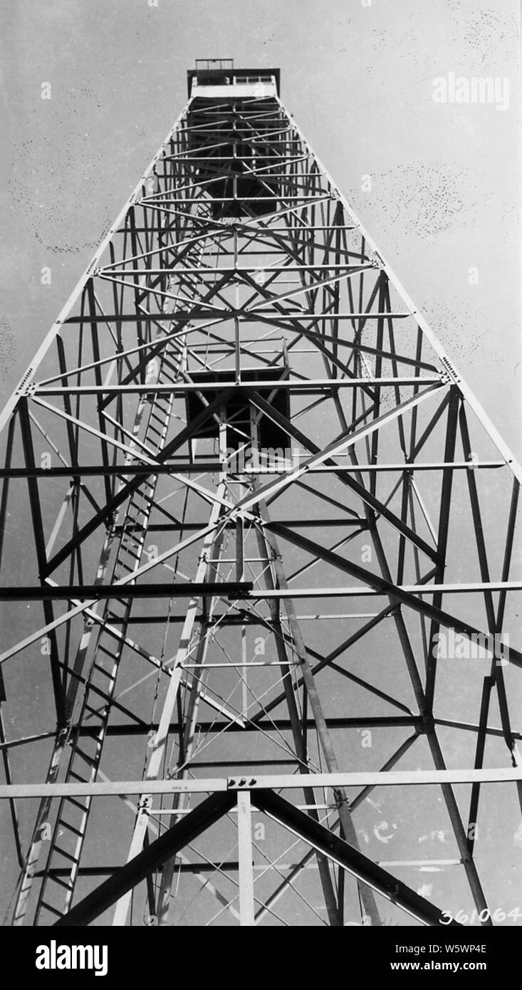 Photograph of the Towers at Possum Trot Site in Winona Ranger District ...