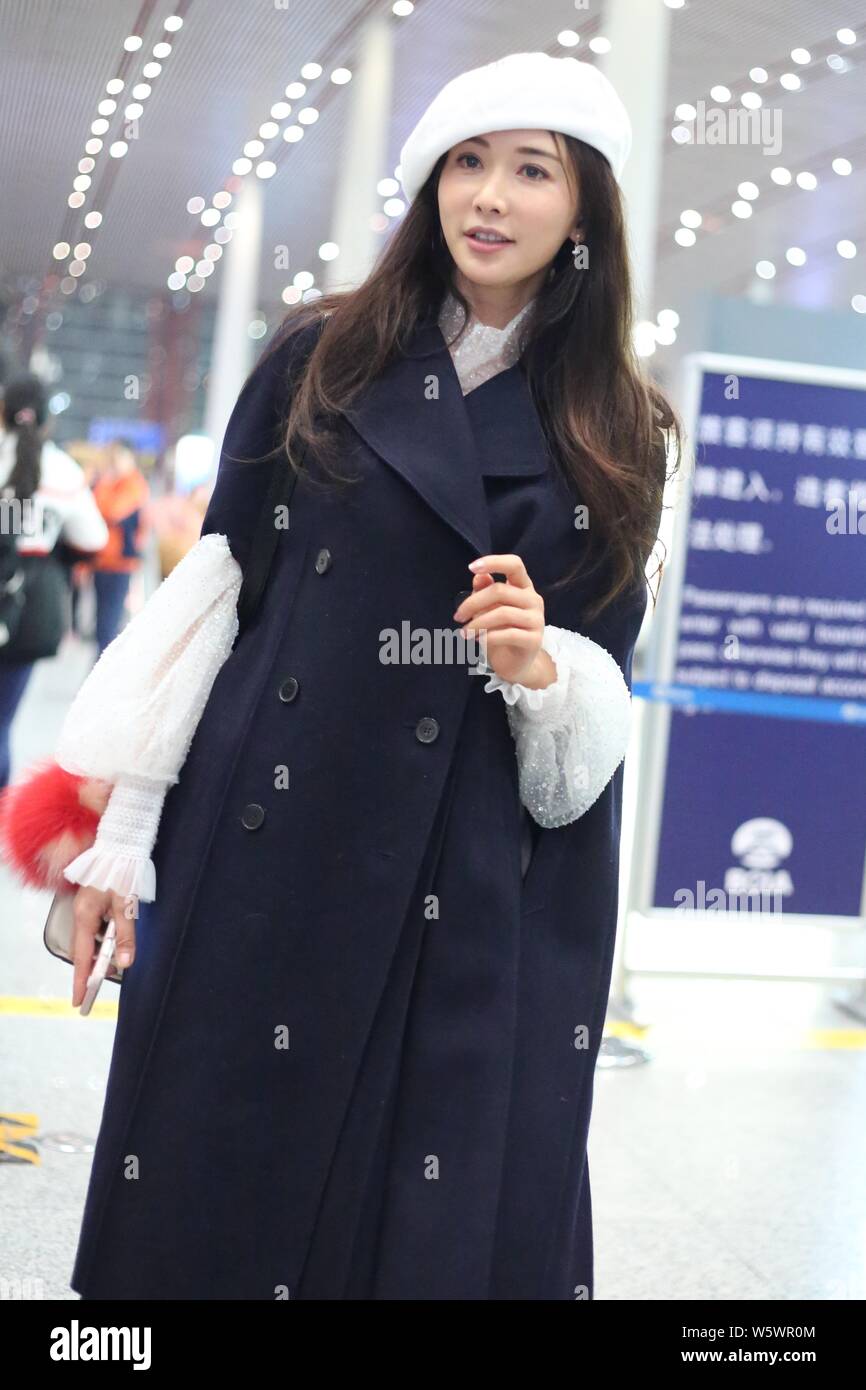 Taiwanese model and actress Lin Chi-ling is pictured at the Beijing ...