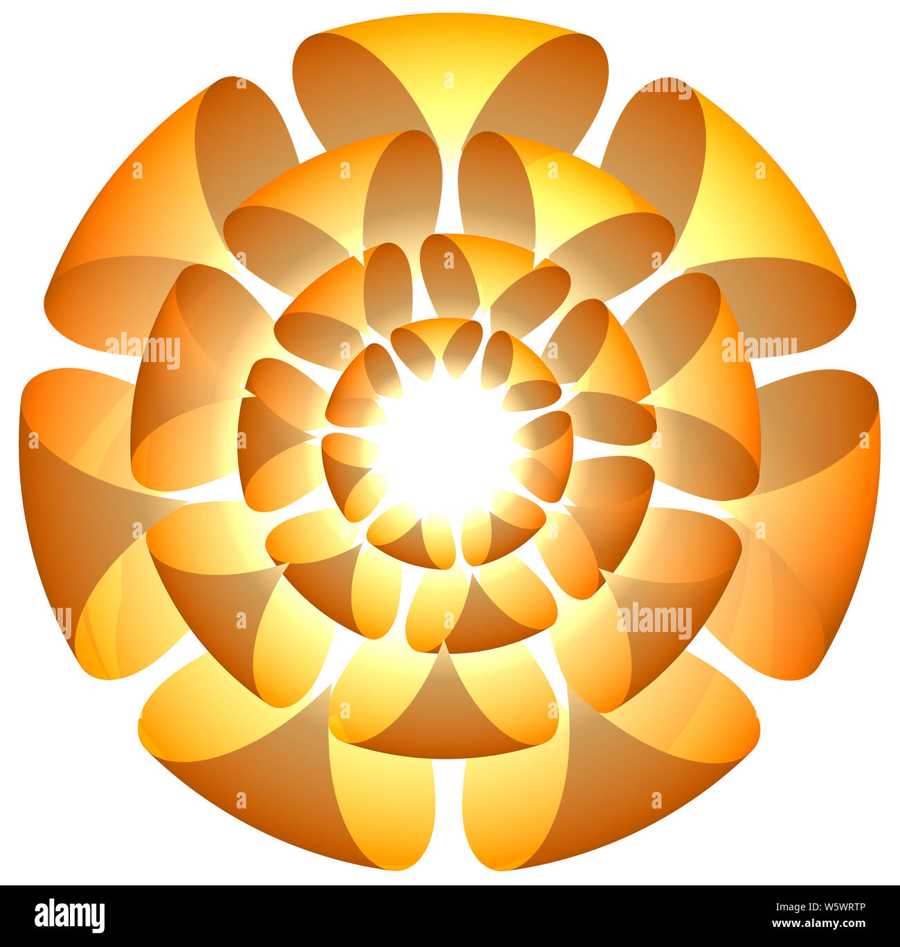 Illustration of a flora concept for logos or designs Stock Photo - Alamy