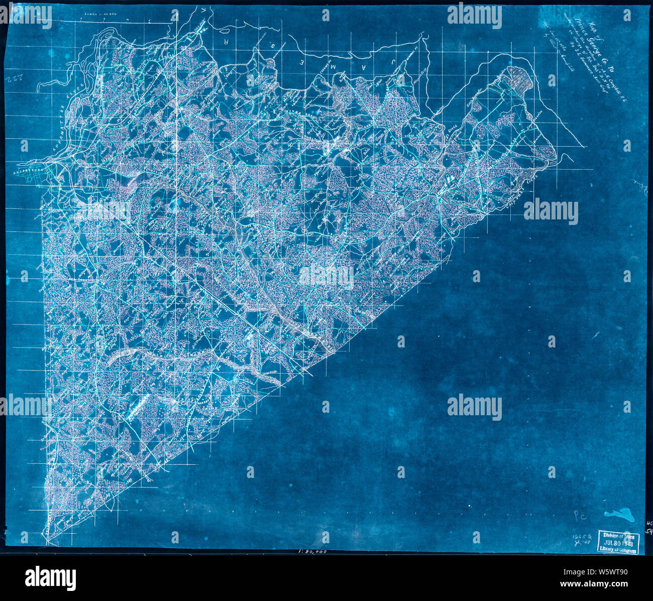 Prince george map hi-res stock photography and images - Alamy