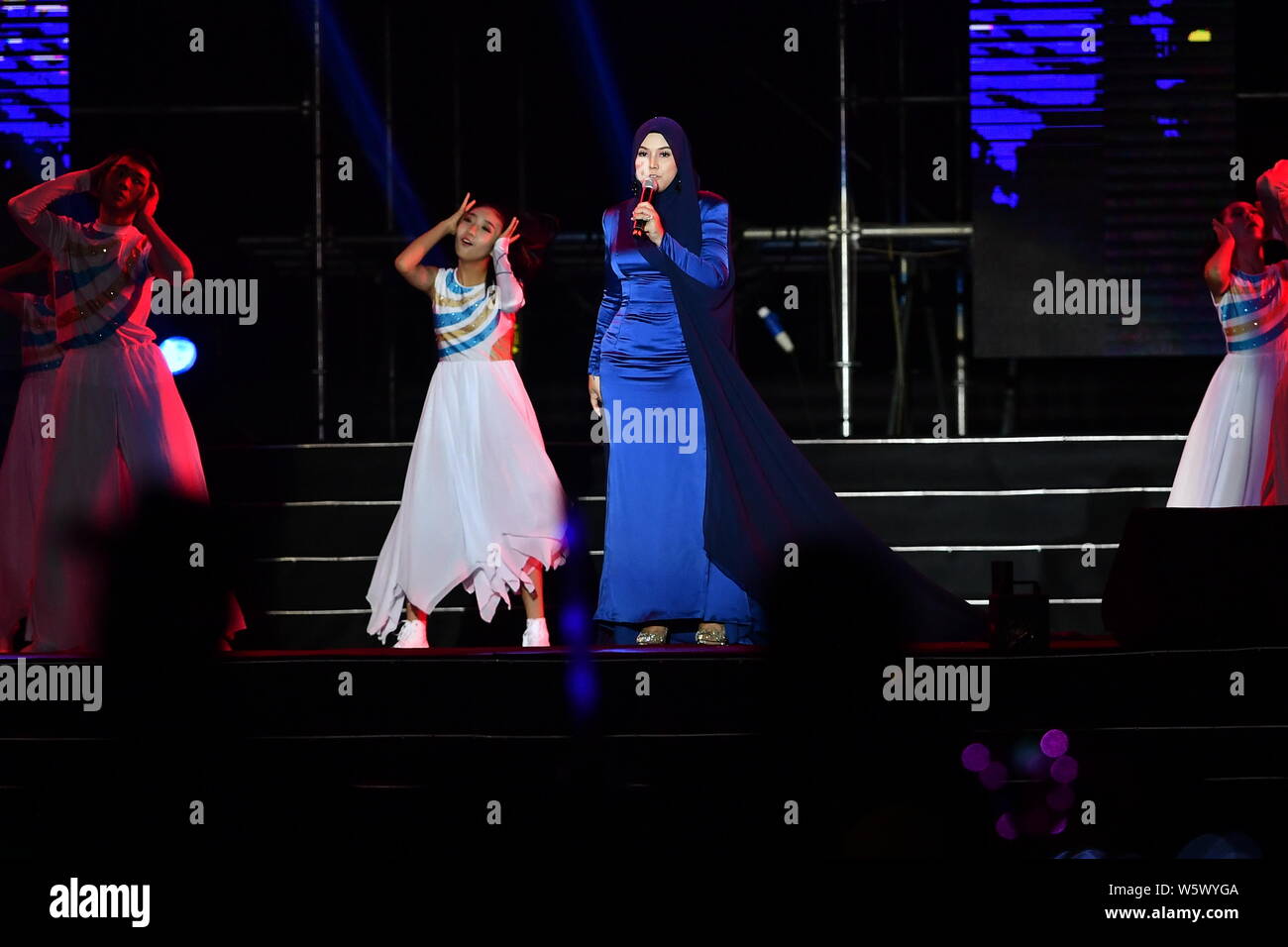 Malaysian singer-songwriter Shila Amzah performs during the 2018 Asian ...