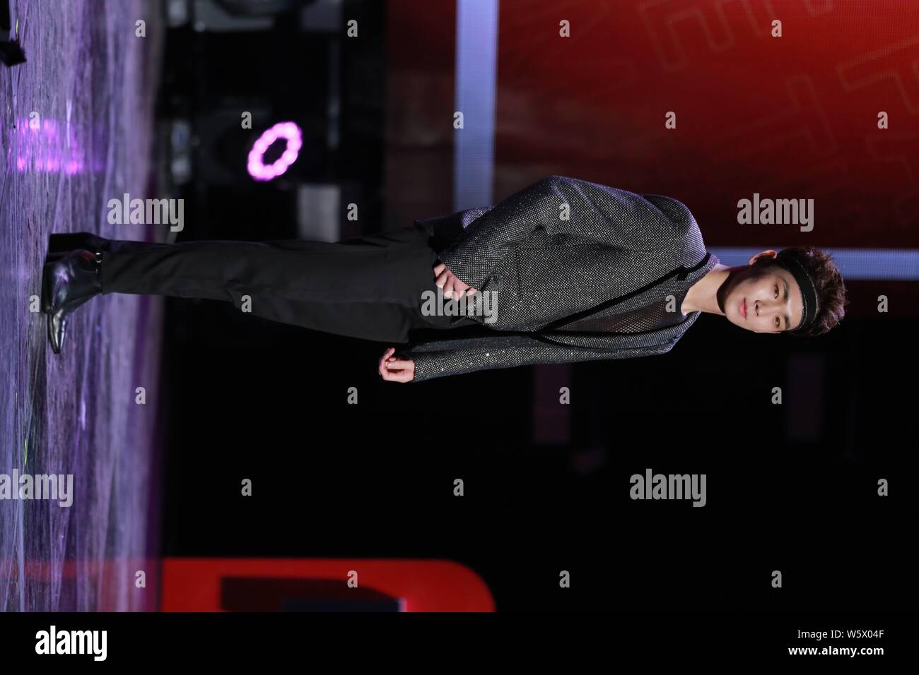 Key of South Korean boy band SHINee performs during a showcase to ...