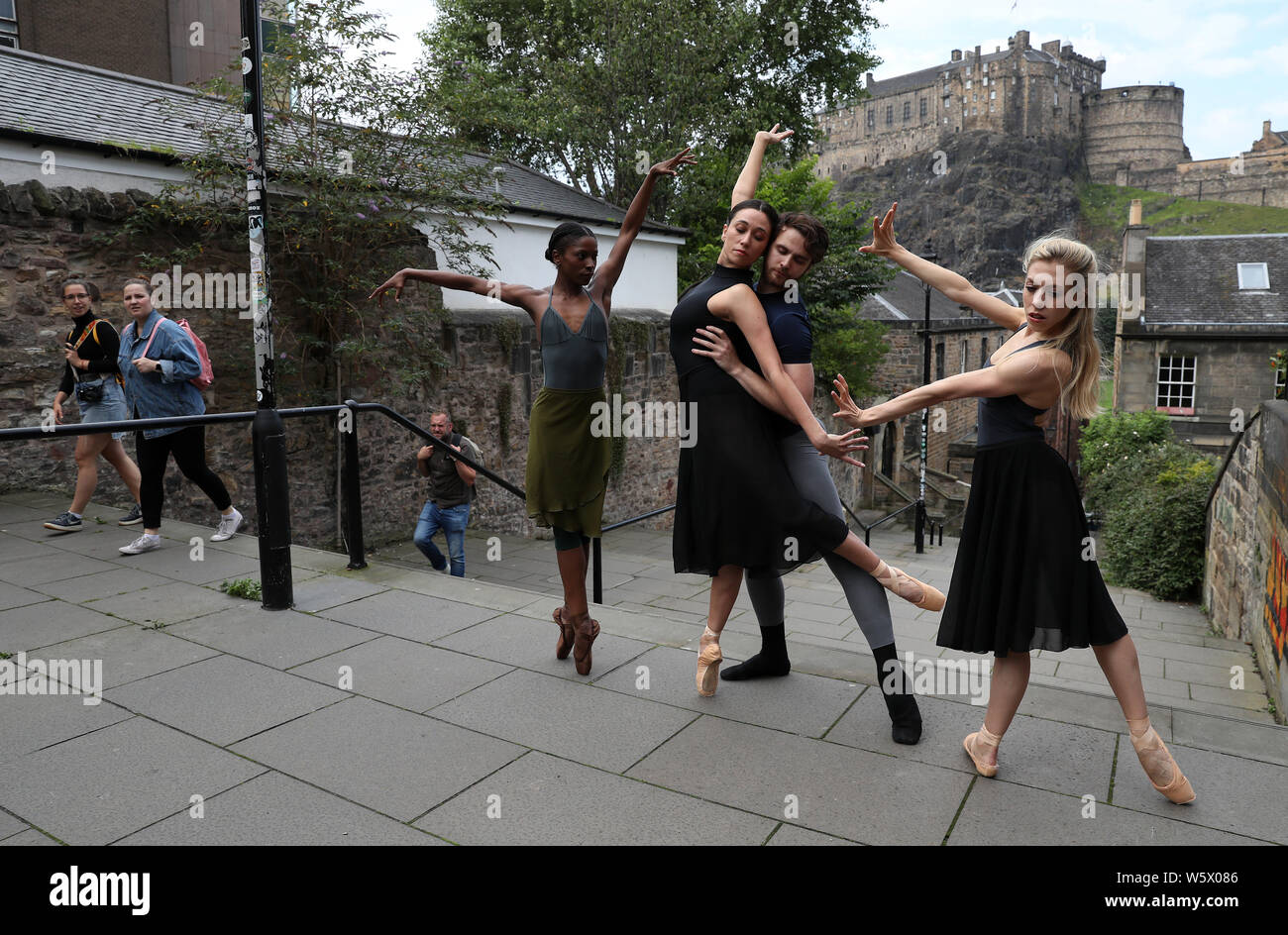 (left to right) Ciara Robinson, Araminta Wraith, Nicholas Shoesmith and ...