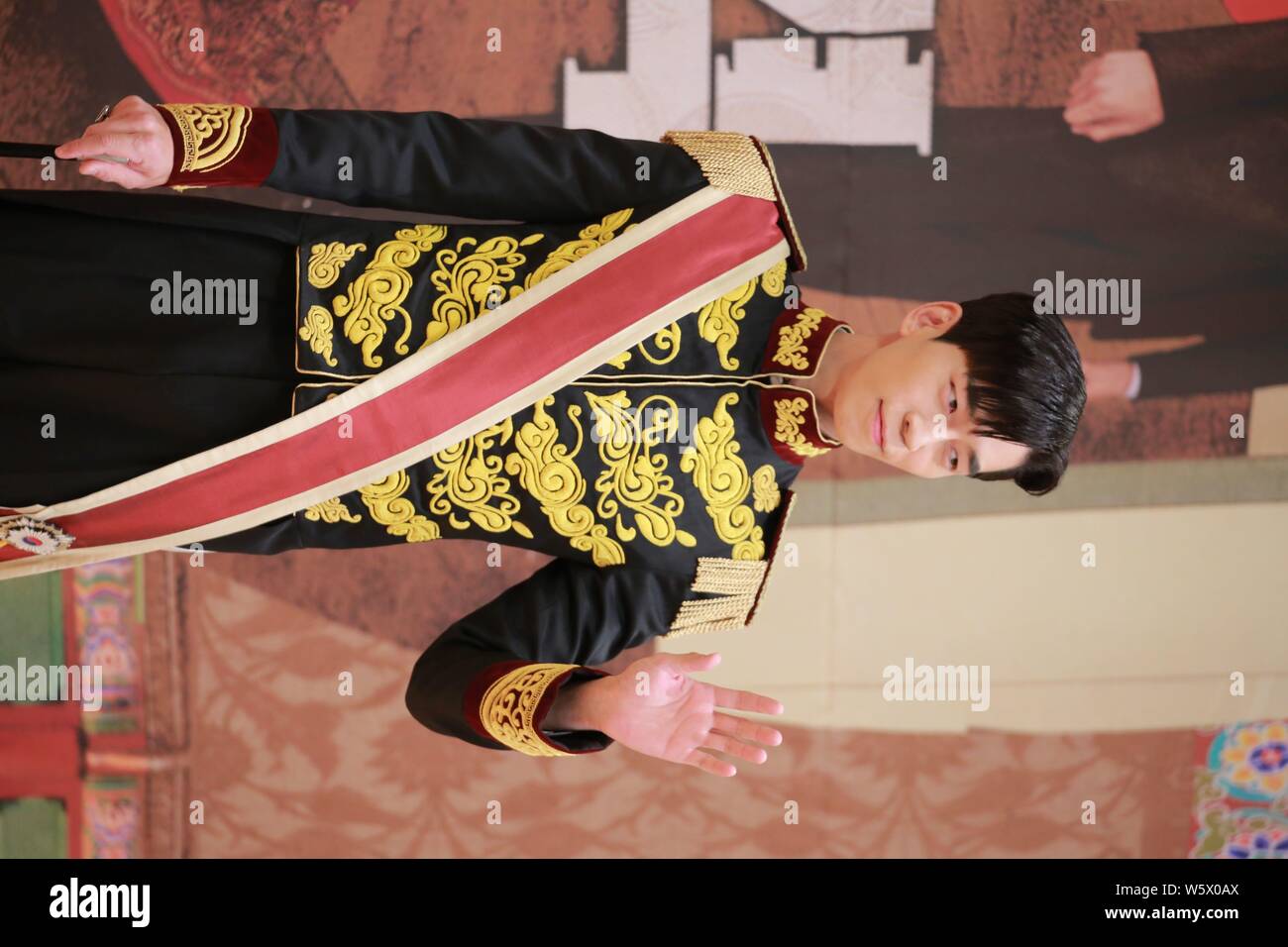 South Korean actor Shin Sung-rok attends a press conference for new TV ...