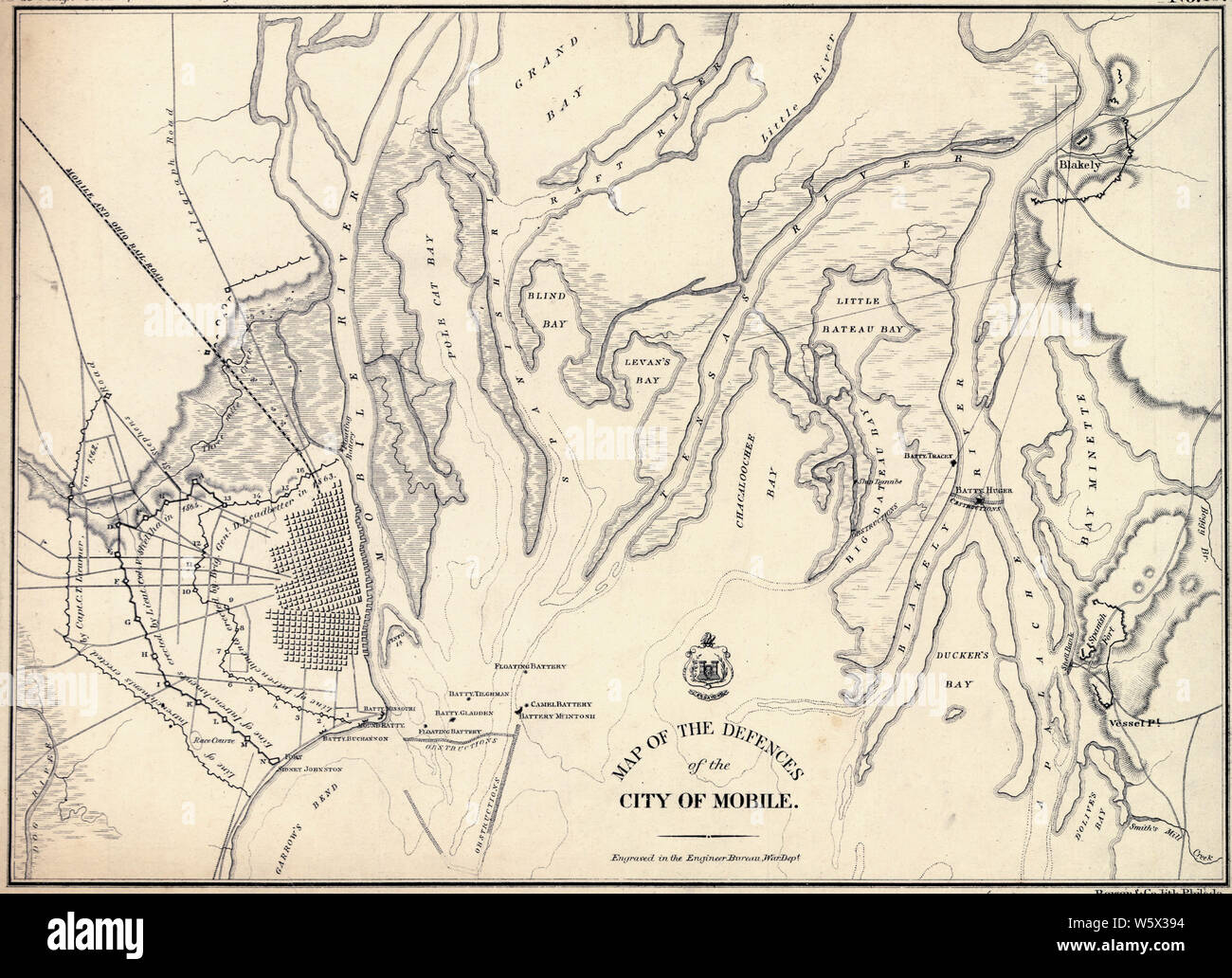 Civil war 1862 map hi-res stock photography and images - Alamy