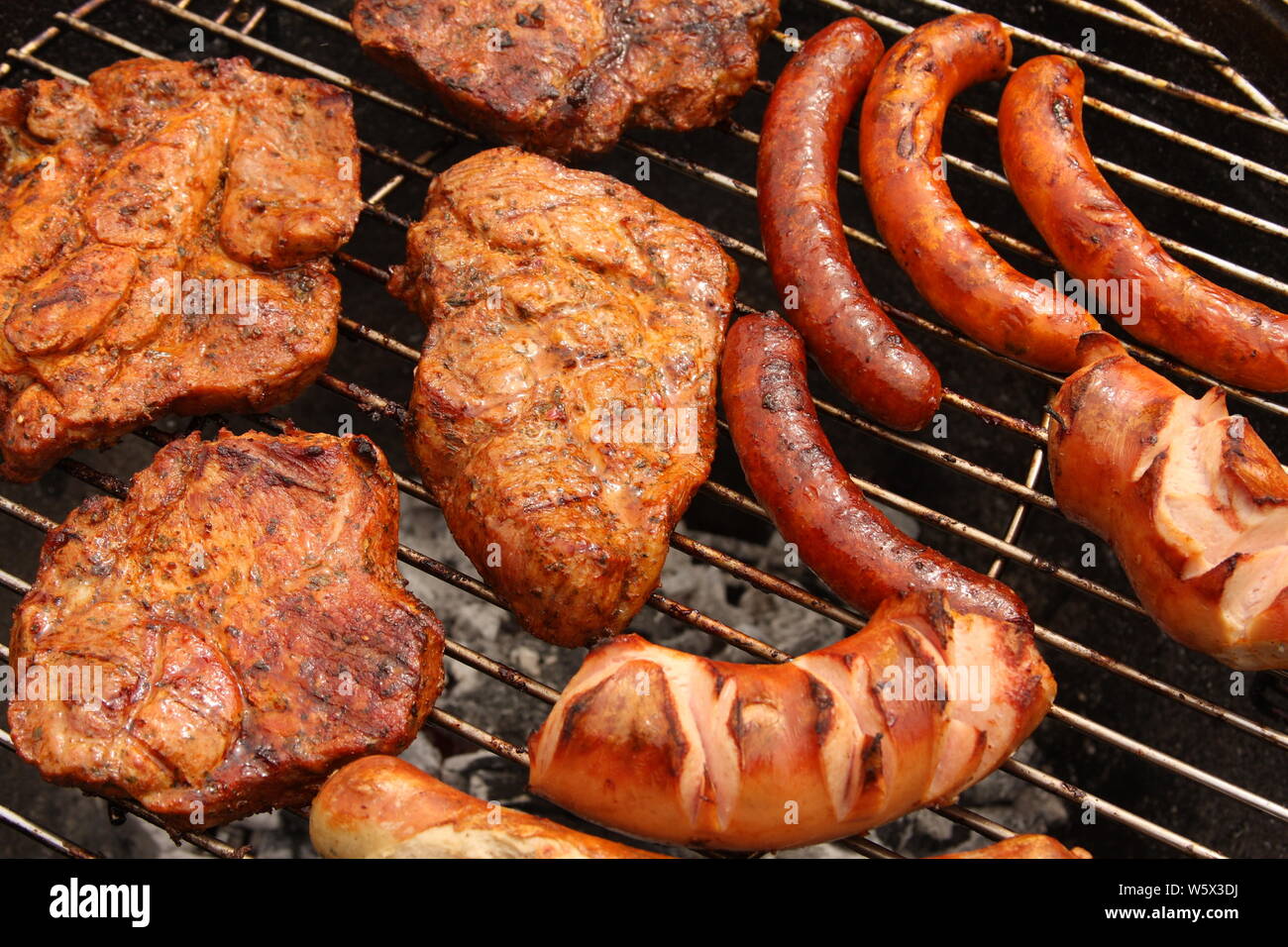 plate with meat Stock Photo - Alamy