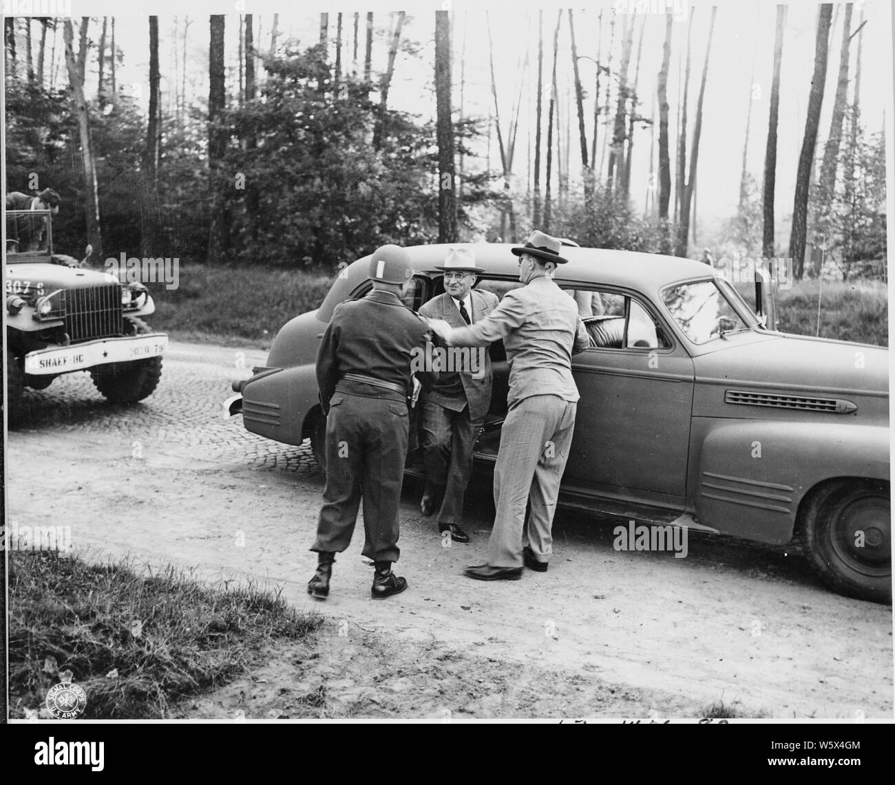 American troop inspection hi-res stock photography and images - Alamy