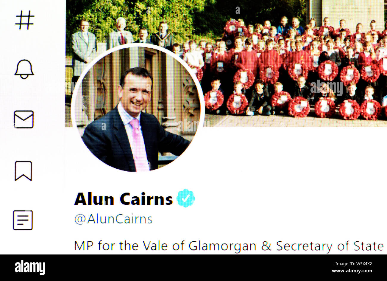 Rt hon alun cairns mp hi-res stock photography and images - Alamy
