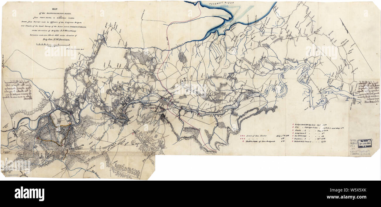 Rappahannock River Map