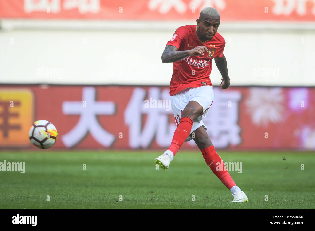 Brazilian football player Anderson Talisca or simply Talisca, of ...