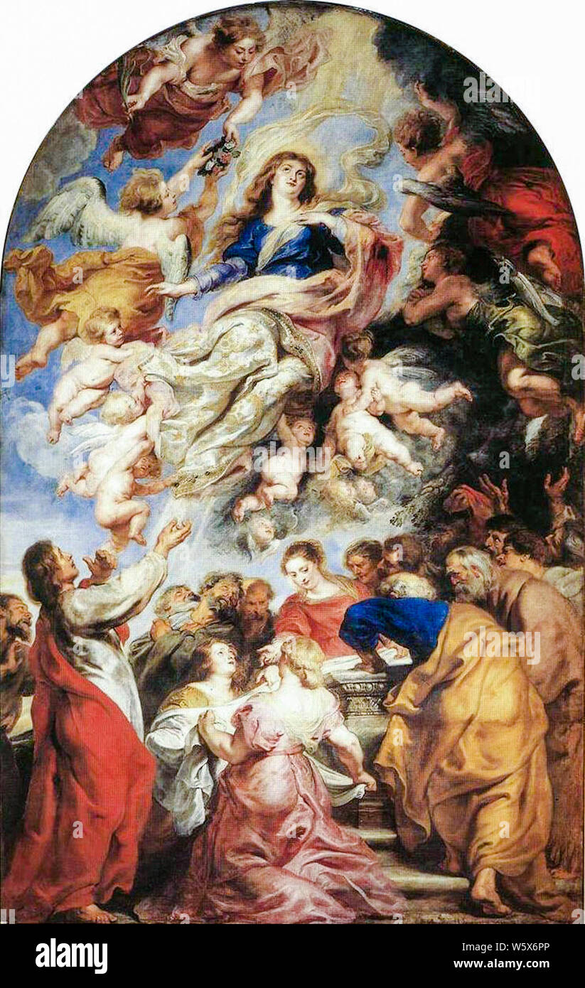 Peter Paul Rubens, Assumption of the Virgin Mary, painting, 1626 Stock Photo - Alamy