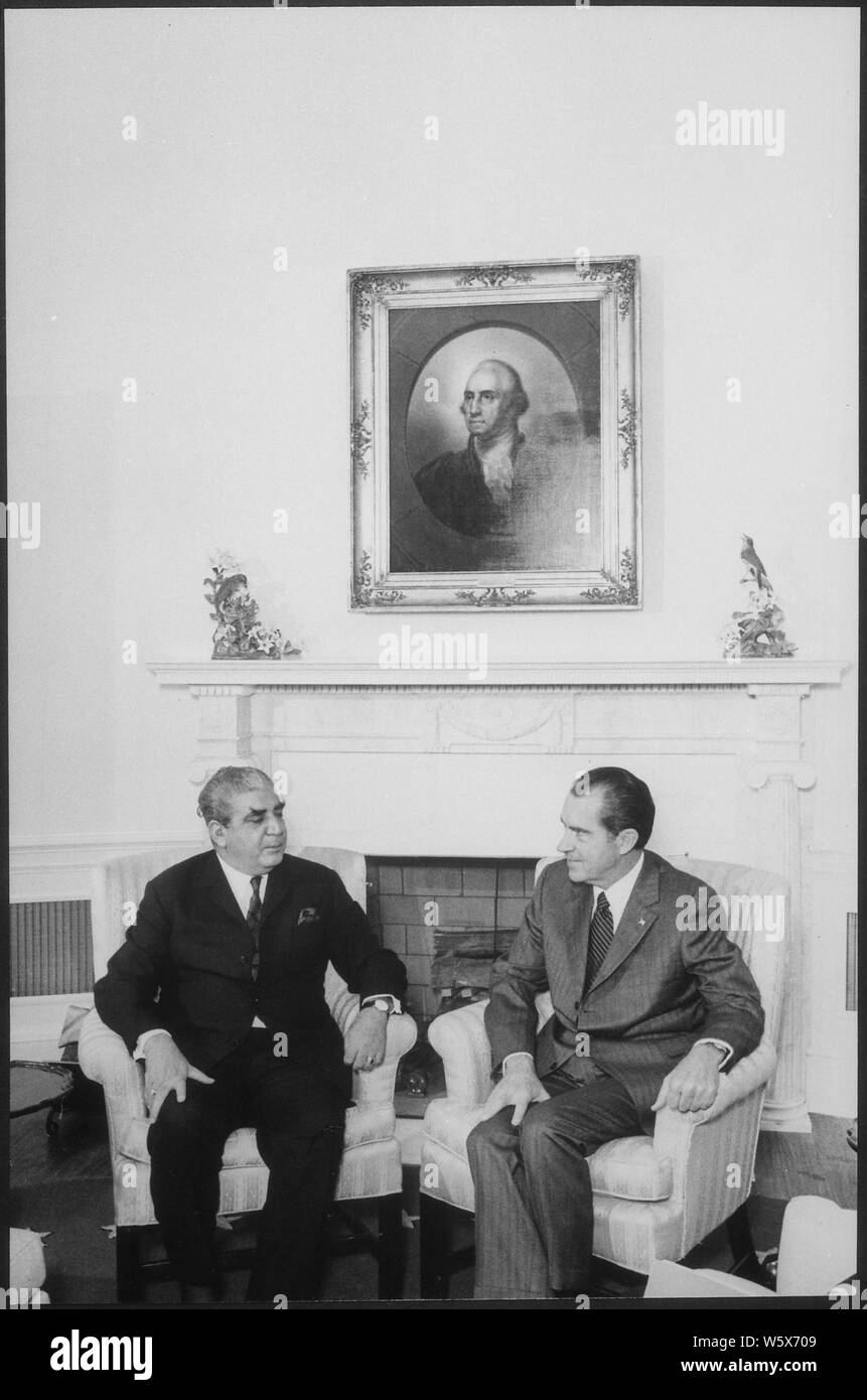 President Nixon meets with President of Pakistan Yahya Khan; Scope and ...