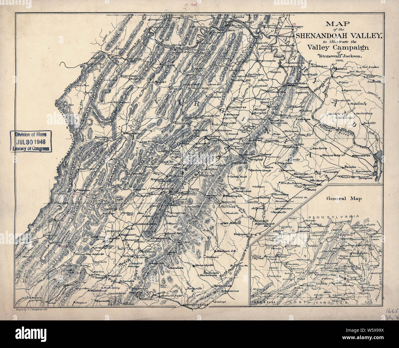 Shenandoah valley campaign 1862 hi-res stock photography and images - Alamy