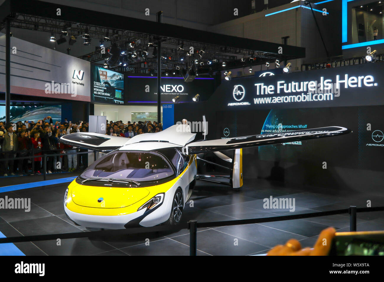 An AeroMobil 5.0 VTOL, a concept flying car for future electric 4 ...