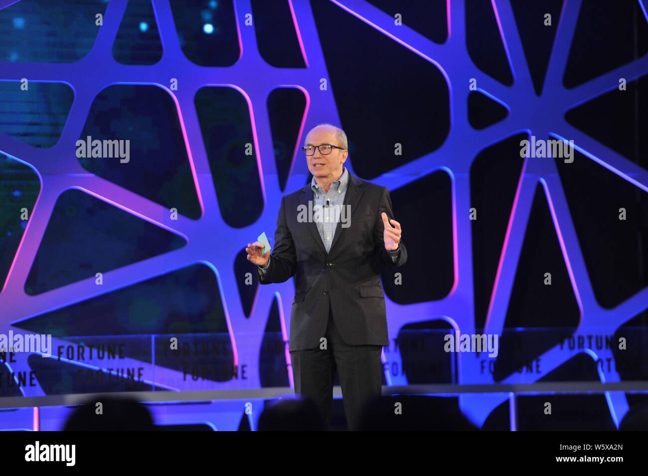 Alan Murray, president of Fortune, attends a sub-forum of the 2018 ...