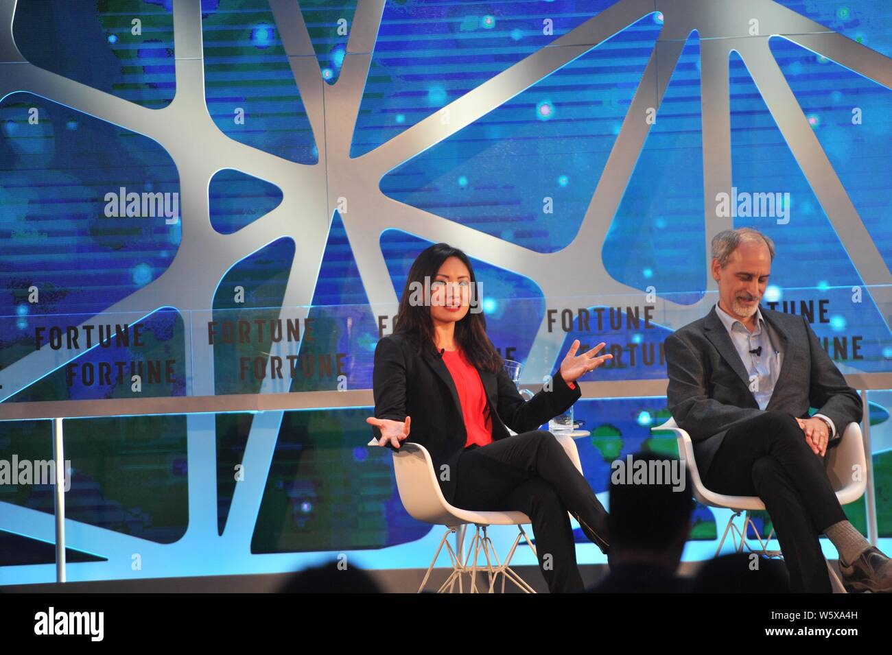 Jennifer Zhu Scott, founding principal of Radian Partners, left, and ...