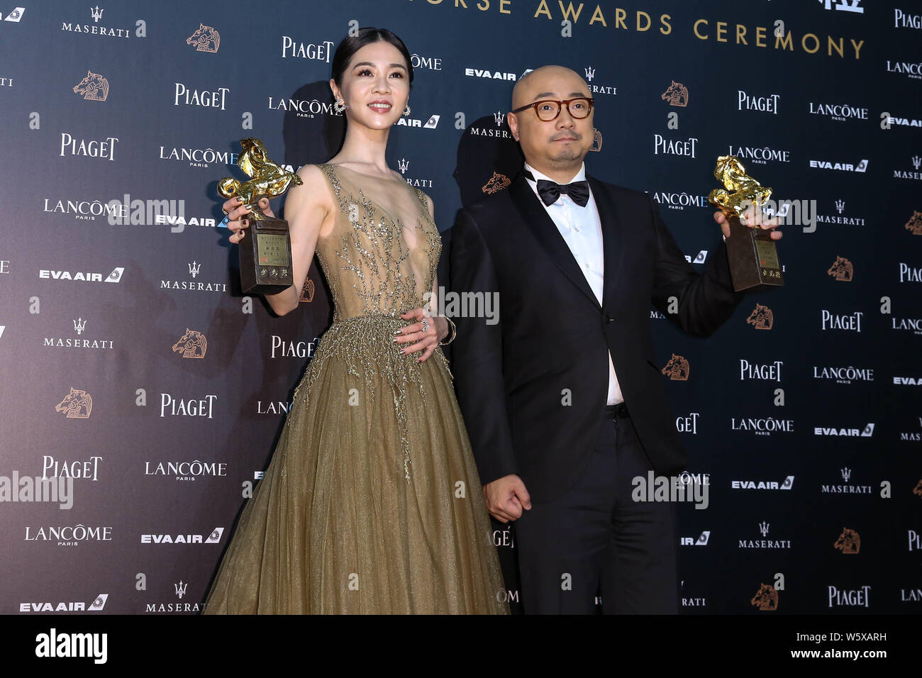 **TAIWAN OUT**Taiwanese stage actress Hsieh Ying-xuan and Chinese actor ...