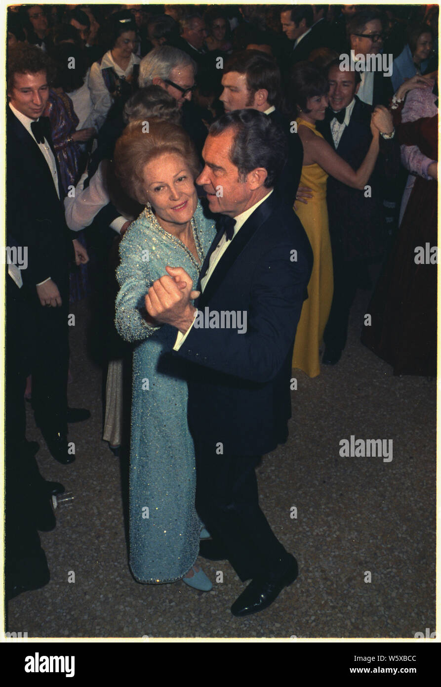 President and Mrs. Nixon dancing at the Inaugural Ball; Scope and ...
