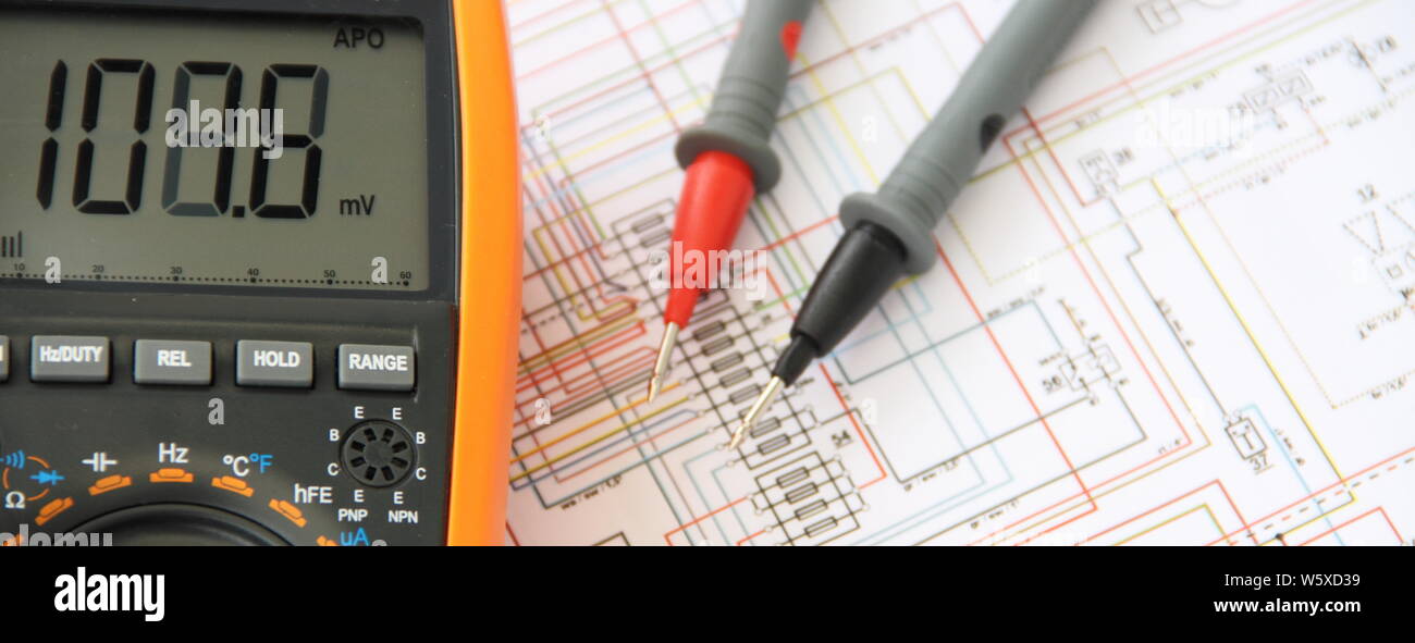 measuring device with a diagram Stock Photo - Alamy