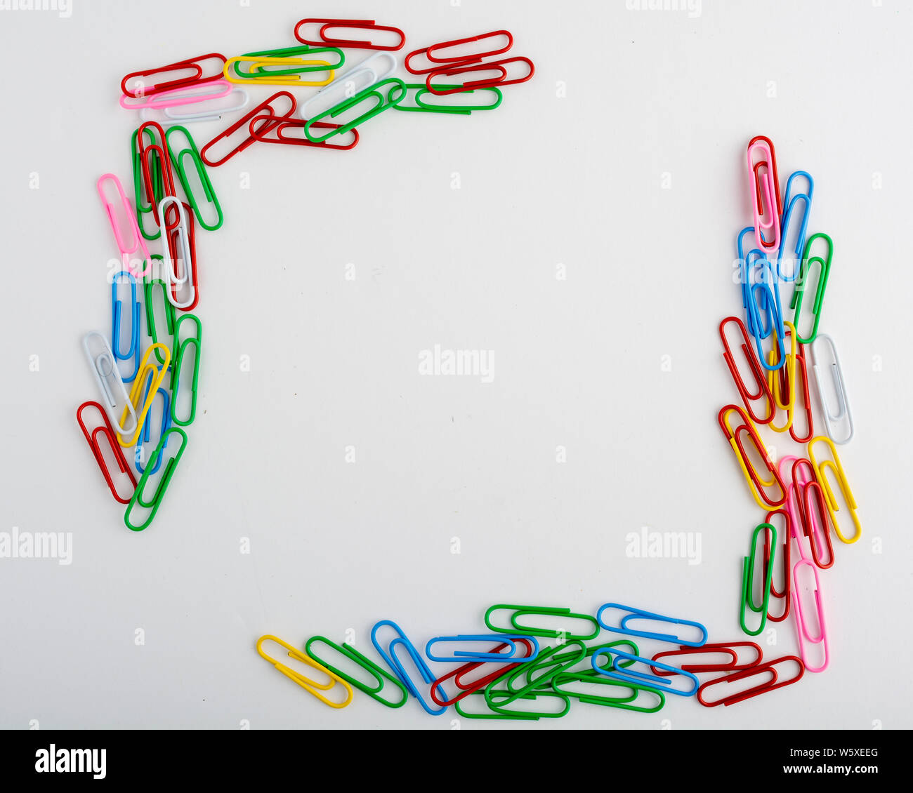 Paper clip border design hi-res stock photography and images - Alamy