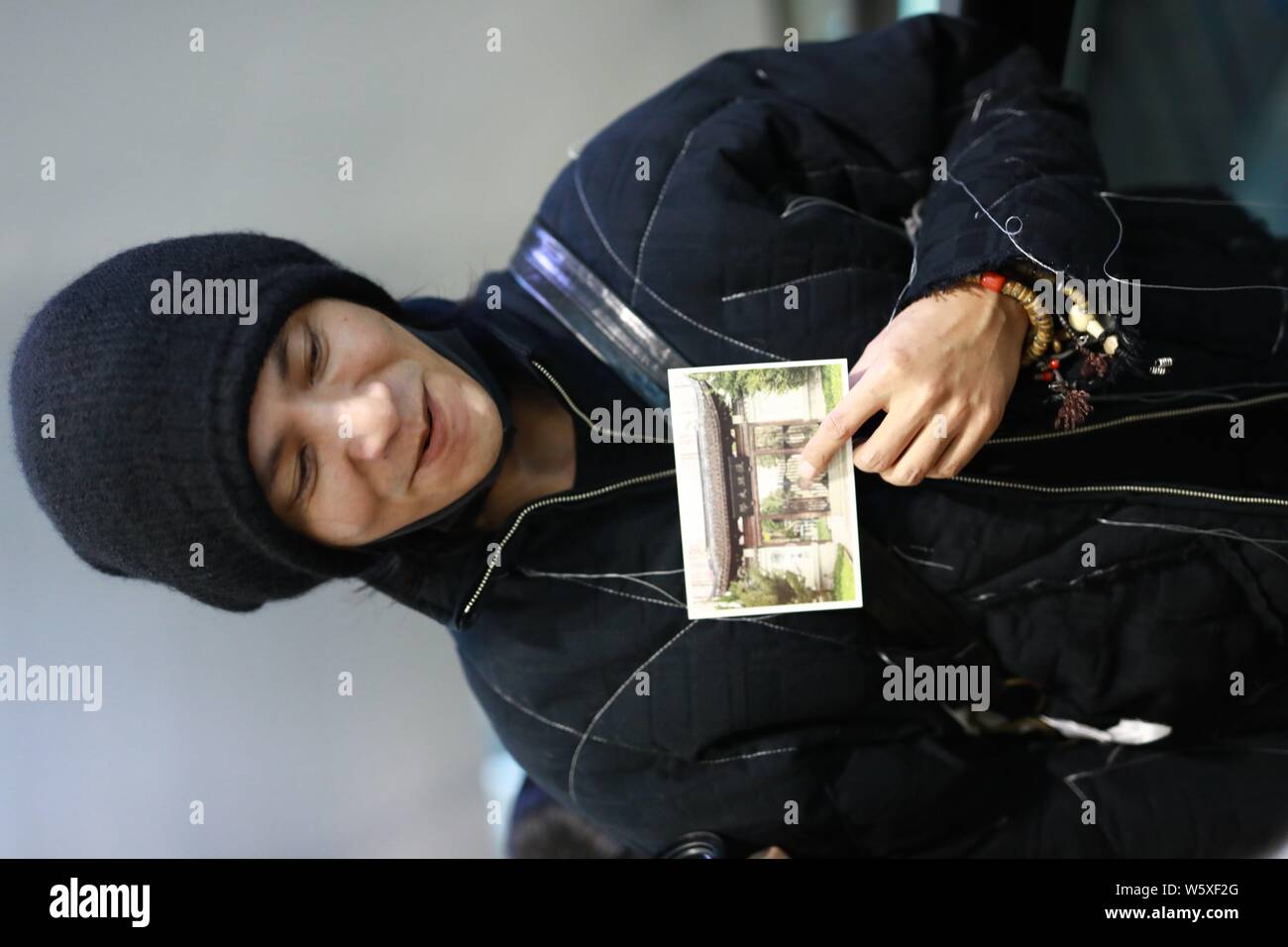 Chinese actor and singer Aloys Chen Kun leaves the Shanghai Hongqiao ...