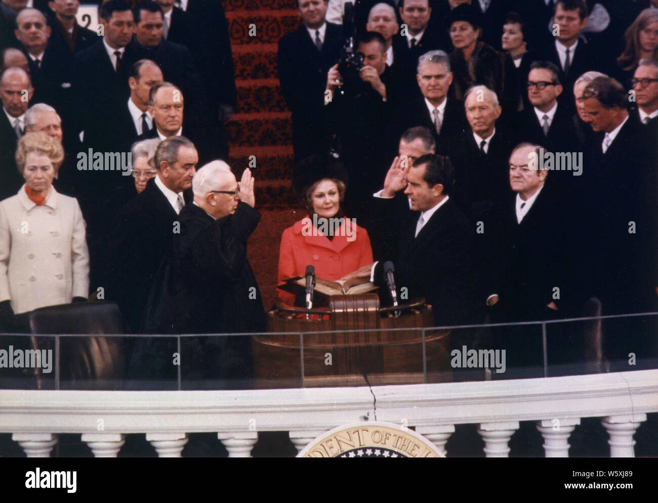Richard Nixon 1969 inauguration Stock Photo - Alamy