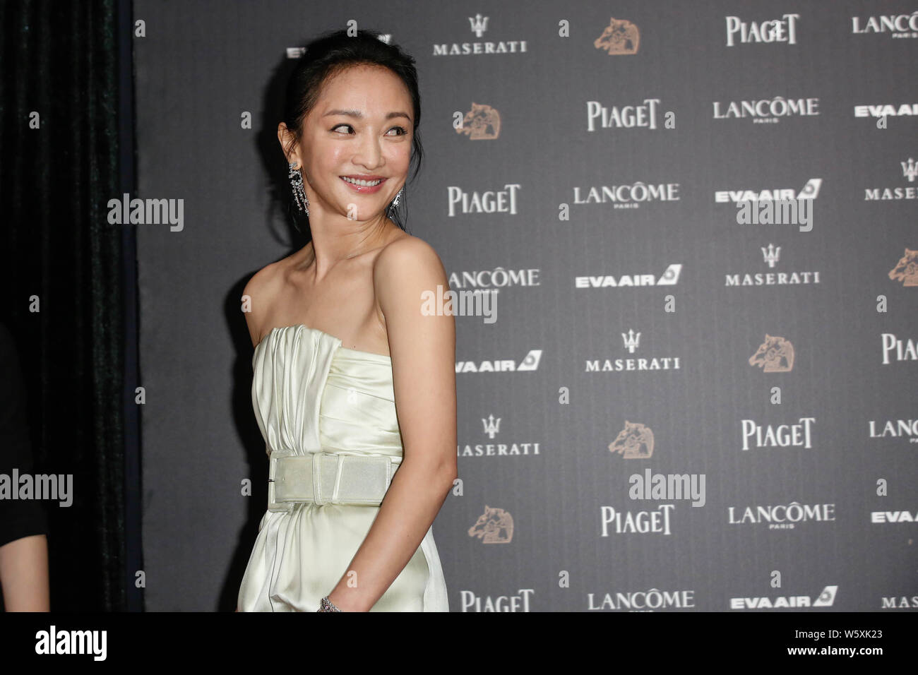 **TAIWAN OUT**Chinese actress Zhou Xun arrives on the red carpet for the 55th Golden Horse ...
