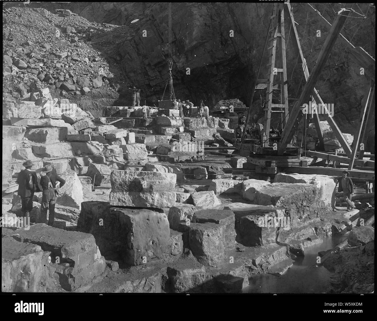 Roosevelt Dam.; Scope and content: Photograph from Volume One of a ...