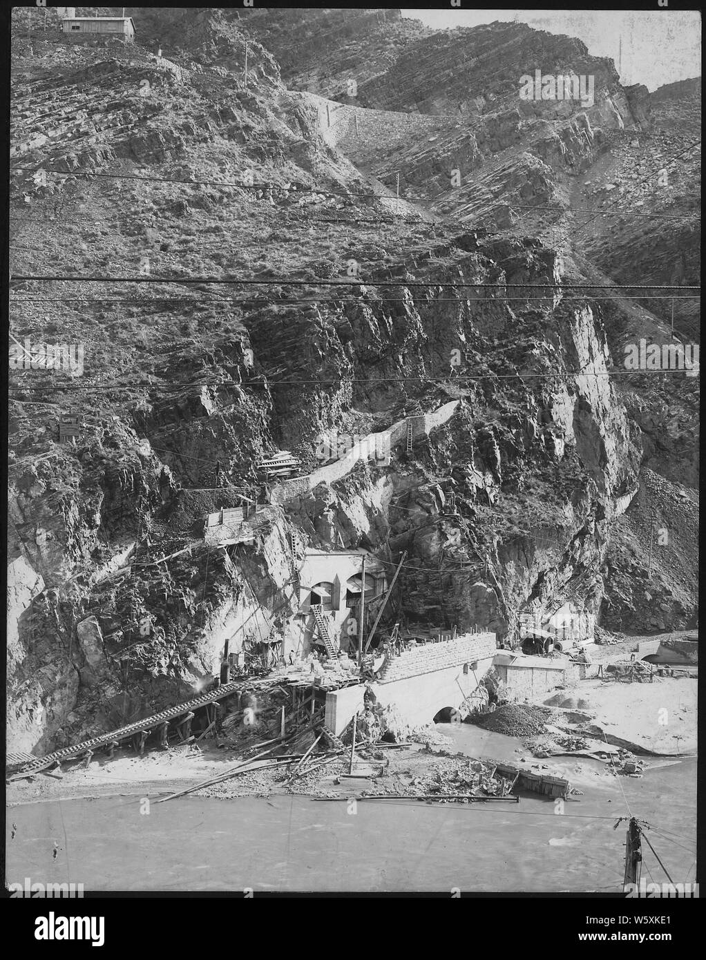 Roosevelt Dam.; Scope and content: Photograph from Volume One of a ...
