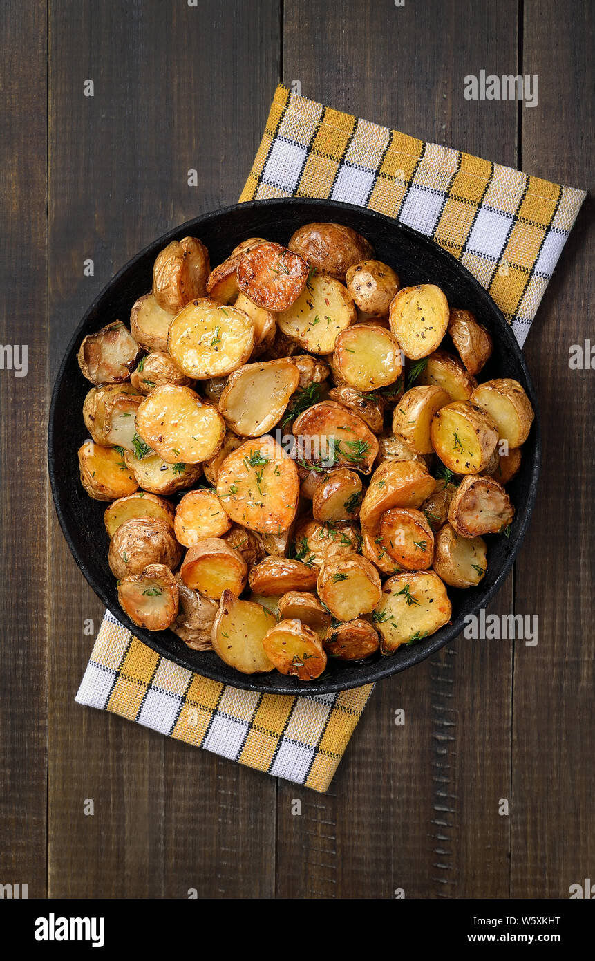 Top view potatoes hi-res stock photography and images - Alamy