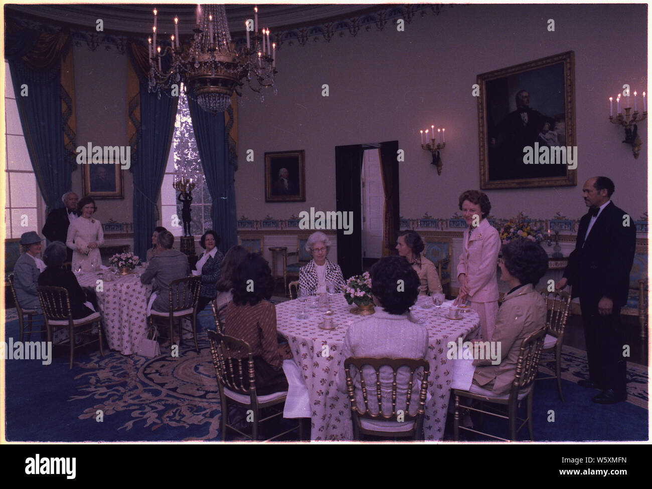 Rosalynn Carter hosts luncheon in honor of Mrs. Thea Muldoon Stock ...