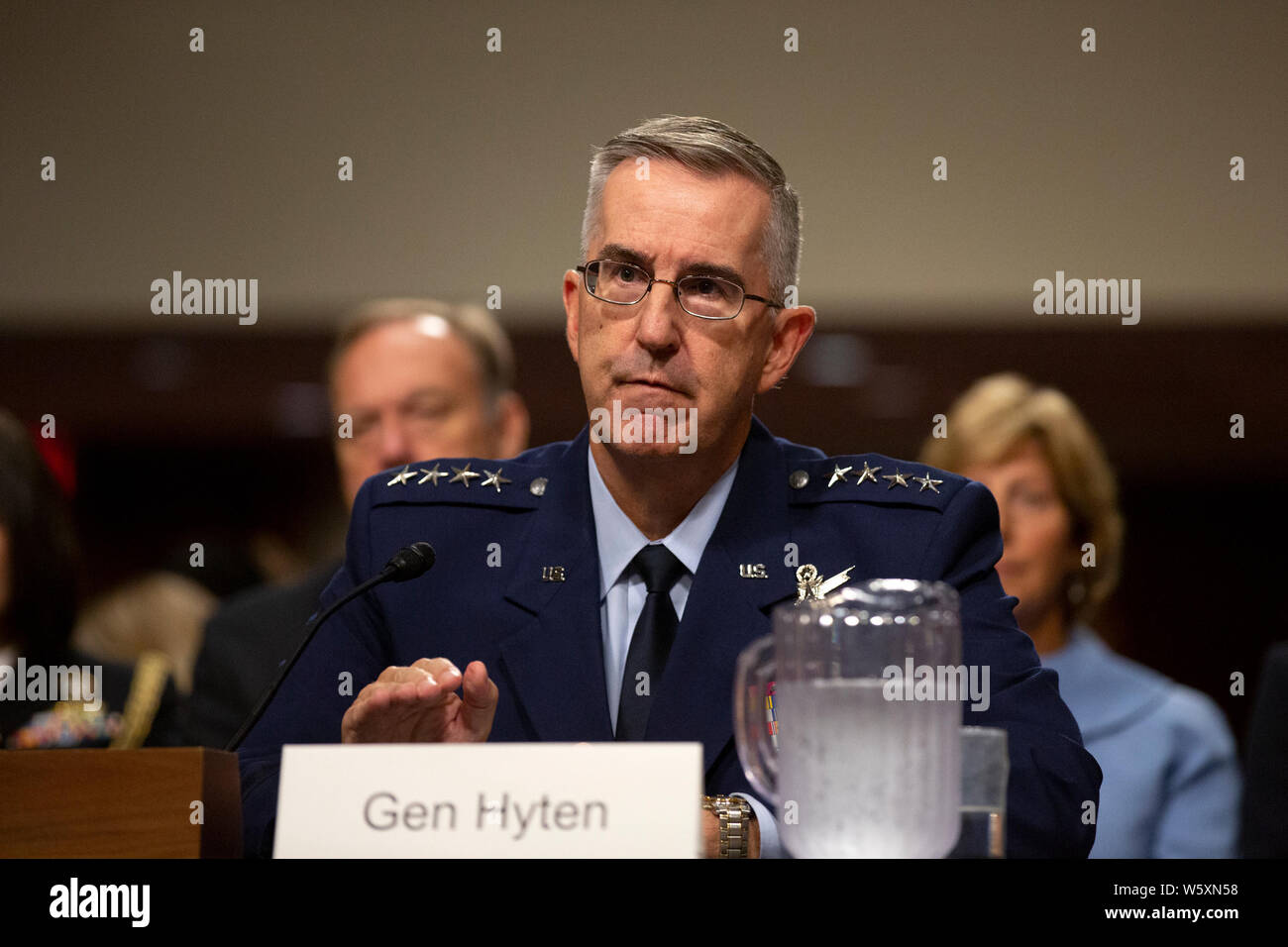 Air Force General John Hyten, who is nominated to become Vice Chairman ...