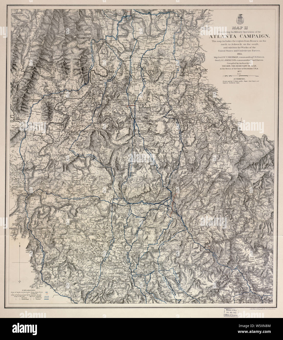 Civil War Maps 1107 Maps illustrating the military operations of the ...