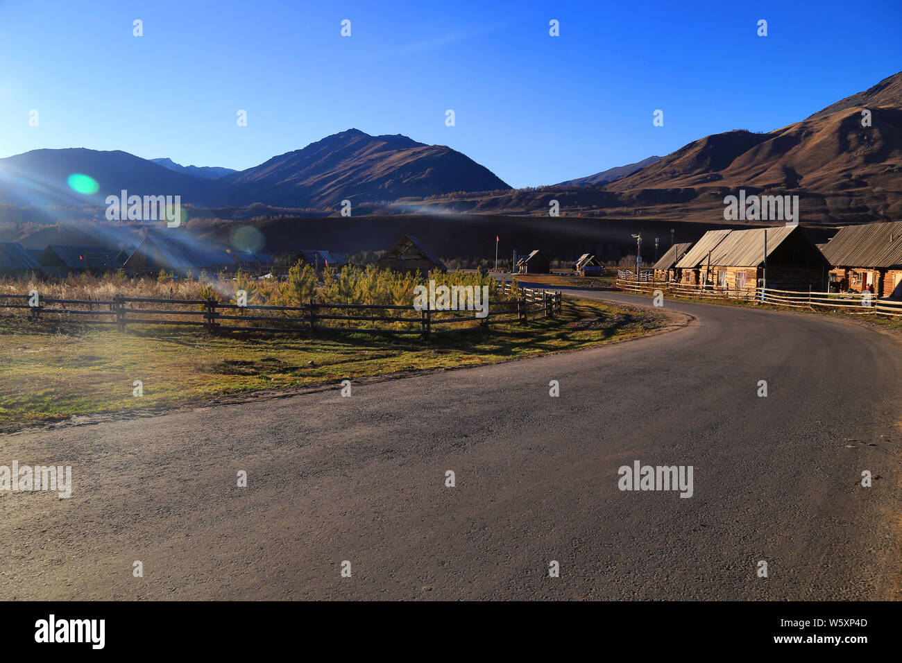 Landscape of the Hemu village, one of the six most beautiful villages ...