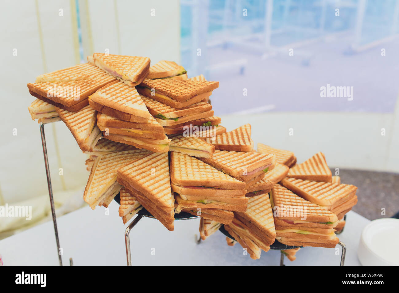 Cross section sandwich bread ham hi-res stock photography and images ...