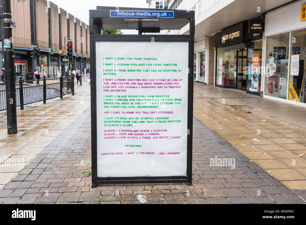 Boris johnson stencil hi-res stock photography and images - Alamy