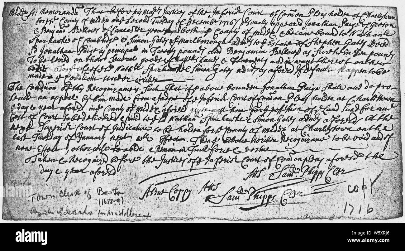 Sam Phipps Document 1716; Scope and content: Document handwritten by ...