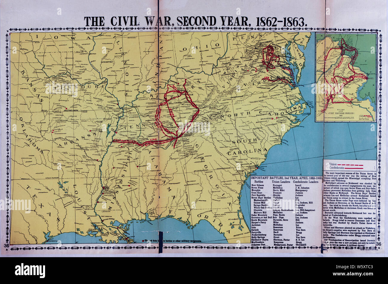 Civil War Maps 1113 McConnell's Historical maps of the United States 02 ...
