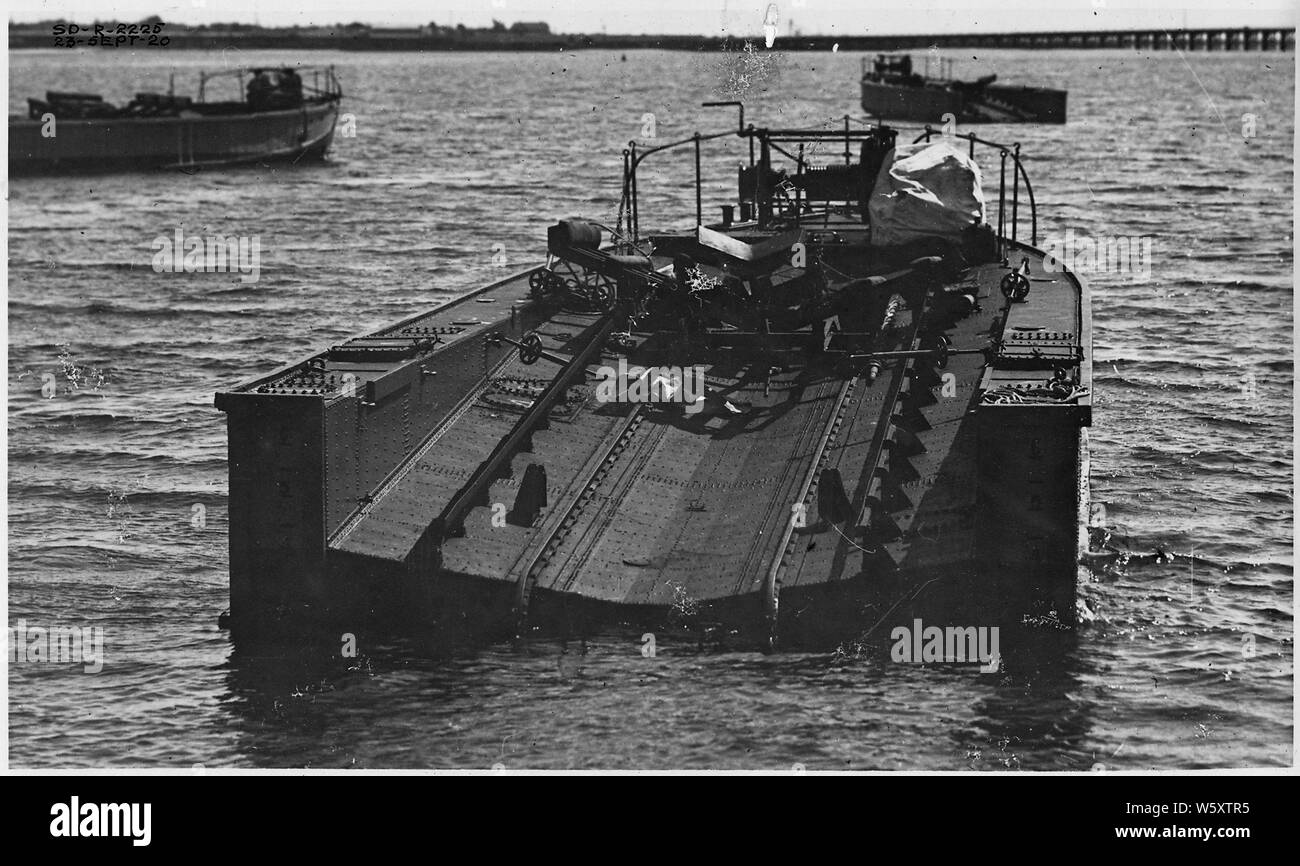 Sea plane barge, rear view, San Diego, California Stock Photo - Alamy