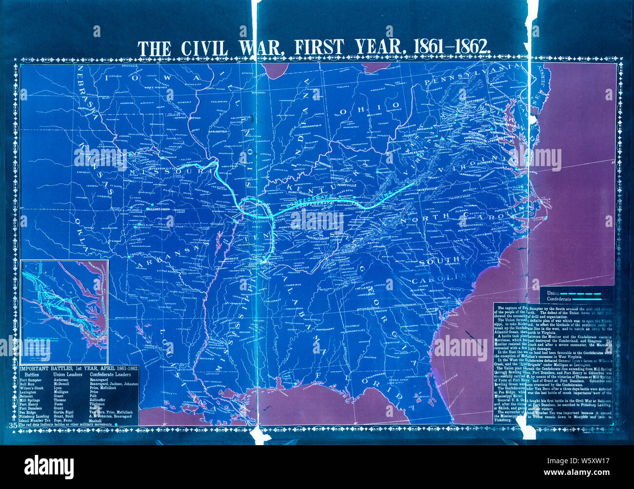 Civil War Maps 1113 McConnell's Historical maps of the United States ...