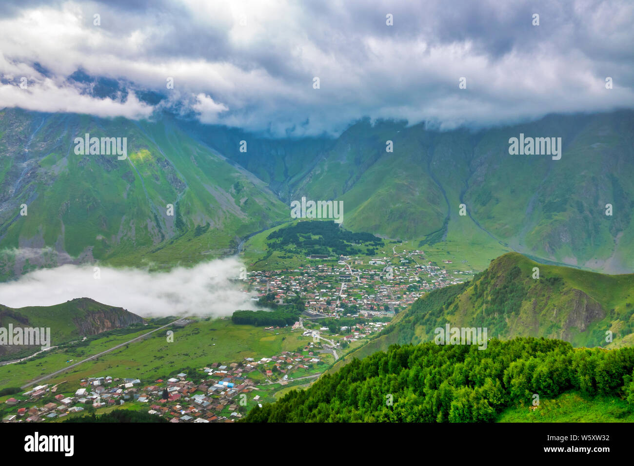 Stepantsminda, kazbegi georgia hi-res stock photography and images - Alamy