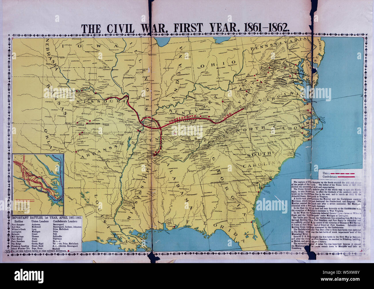 Civil War Maps 1113 McConnell's Historical maps of the United States ...