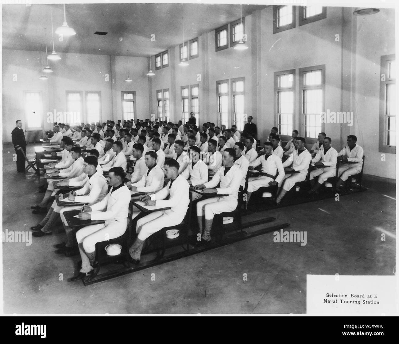 Selection Board at the Naval Training Center, San Diego, California ...