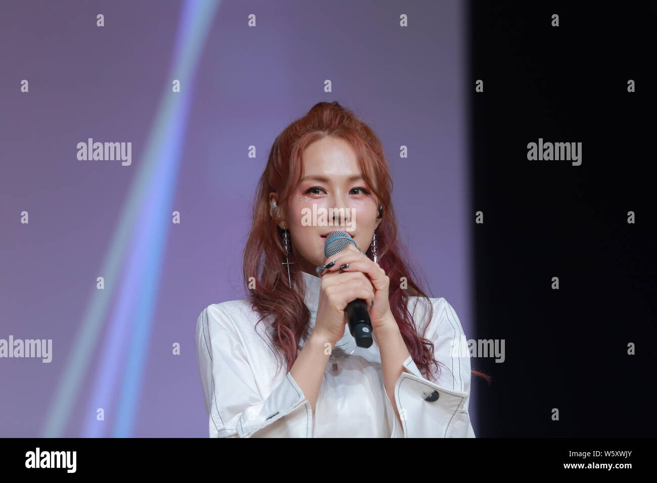 South Korean pop singer Lee Chae-Yeon, known mononymously as Chae Yeon ...