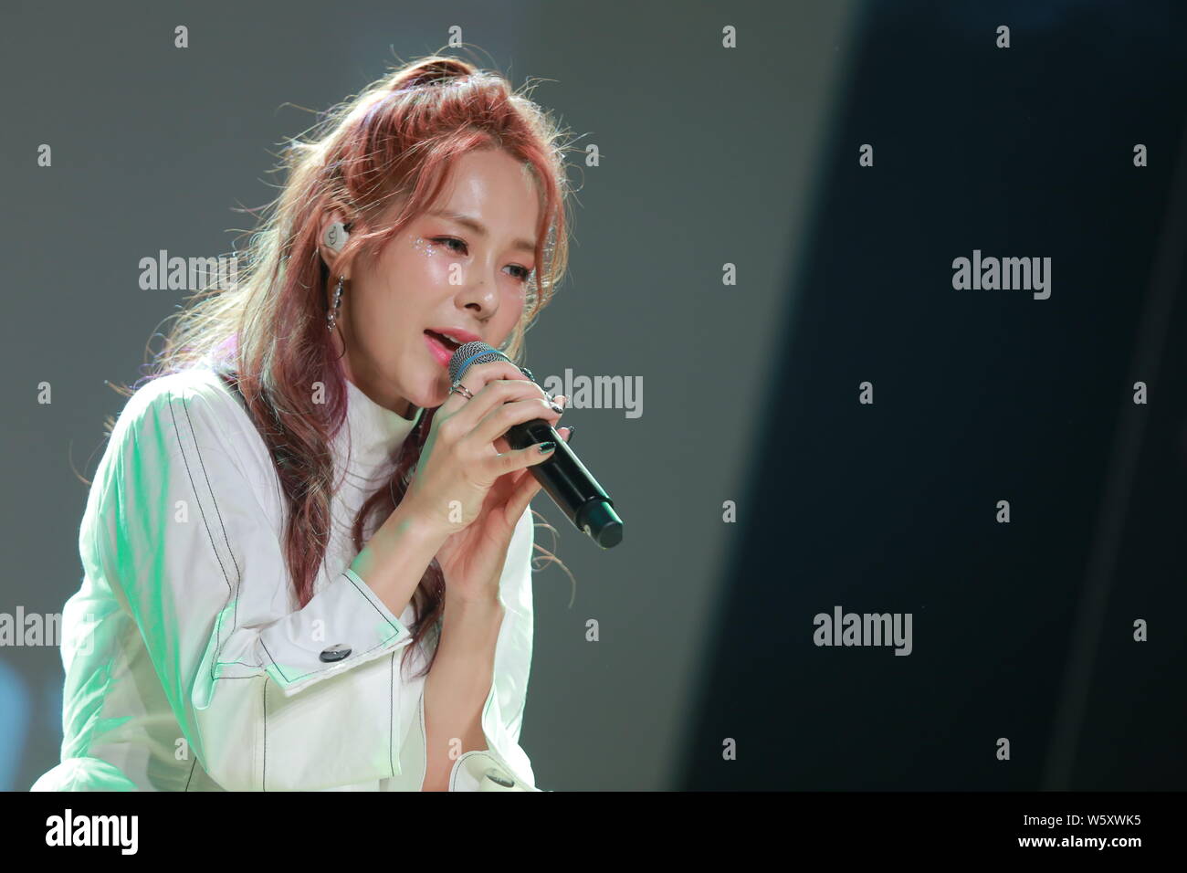 South Korean pop singer Lee Chae-Yeon, known mononymously as Chae Yeon ...
