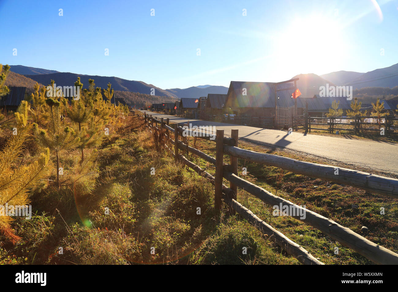 Landscape of the Hemu village, one of the six most beautiful villages ...