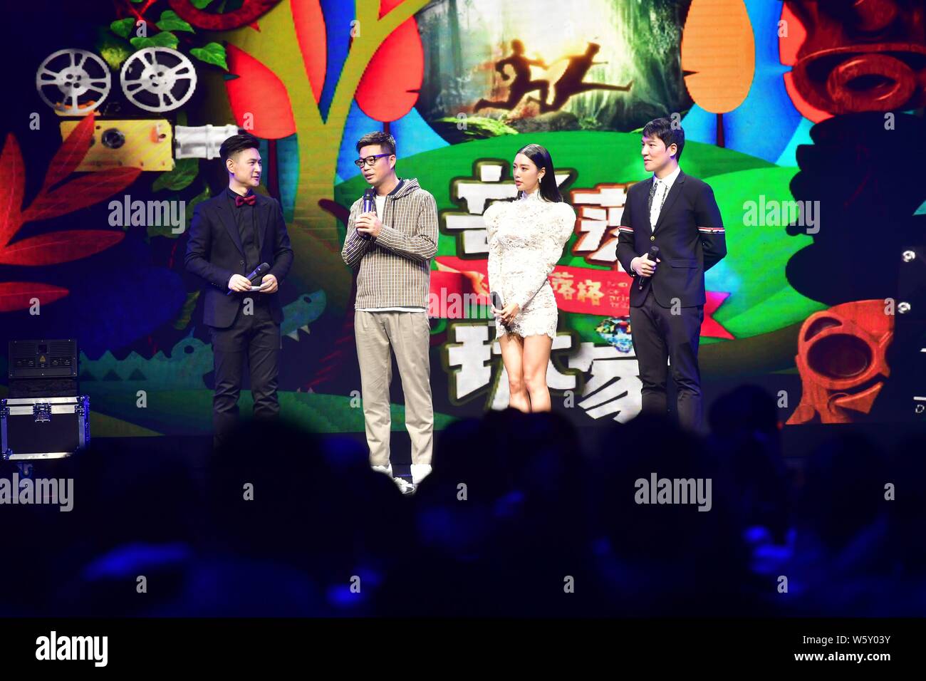 Swiss-born British actress and model Lee Sung-min, second right, better ...